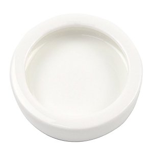 OMEM Worm Dish Mini Reptile Food Bowl Ceramics Made (S)