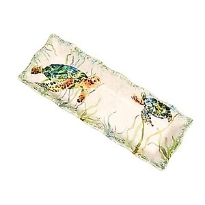 Sigrid Olsen Sea Turtles Serving Tray Platter Plate Melamine