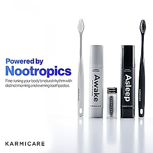 KARMICARE Biorhythmic Toothpaste Set, Superior Nano Hydroxyapatite, Fluoride Free, Plant Extracts for Circadian Cycle Support, Day&Night Oral Care System, Biocompatible, Treats & Prevents Oral Issues