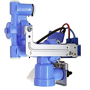 Refrigerator Water Inlet Valve Replaces for LG LFX25971ST LFX25973ST LFX25974ST LFX25960SB LFX25961SW/01 LFX25961SW/02 LFX25971SB LFX25971SW LFX25973D LFX25973SB LFX25973SW LFX25974SB Freezer