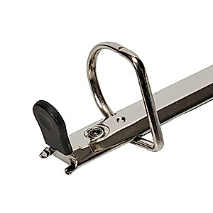 Office Depot® Heavy-Duty View 3-Ring Binder, 2" D-Rings, Black, 49% Recycled, Pack Of 4