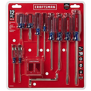 CRAFTSMAN Screwdriver Set, Assorted, 12Piece (CMHT65044)