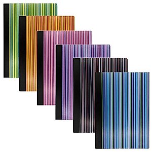 Emraw Fashion Design Composition Book College Ruled Paper 100 Sheet Office Dairy Note Books Journals Meeting Notebook Hard Covers Pack Of 6 Writing Book For school