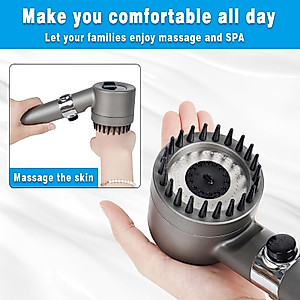 Shower heads with handheld spray combo,High pressure shower heads,Shower head filters,3 Modes Filtered shower head with hose 60'',Bracket,Rubber Washers,Apartment must haves