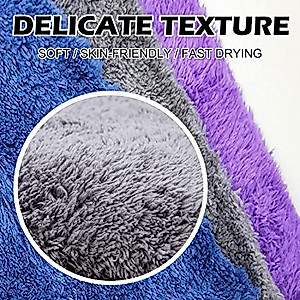 YLYDMY Microfiber Towels for Cars，Cars Drying Towel Professional Microfiber Cleaning Cloth for Cars Polishing Washing and Detailing (16x16 in. Pack of 6)