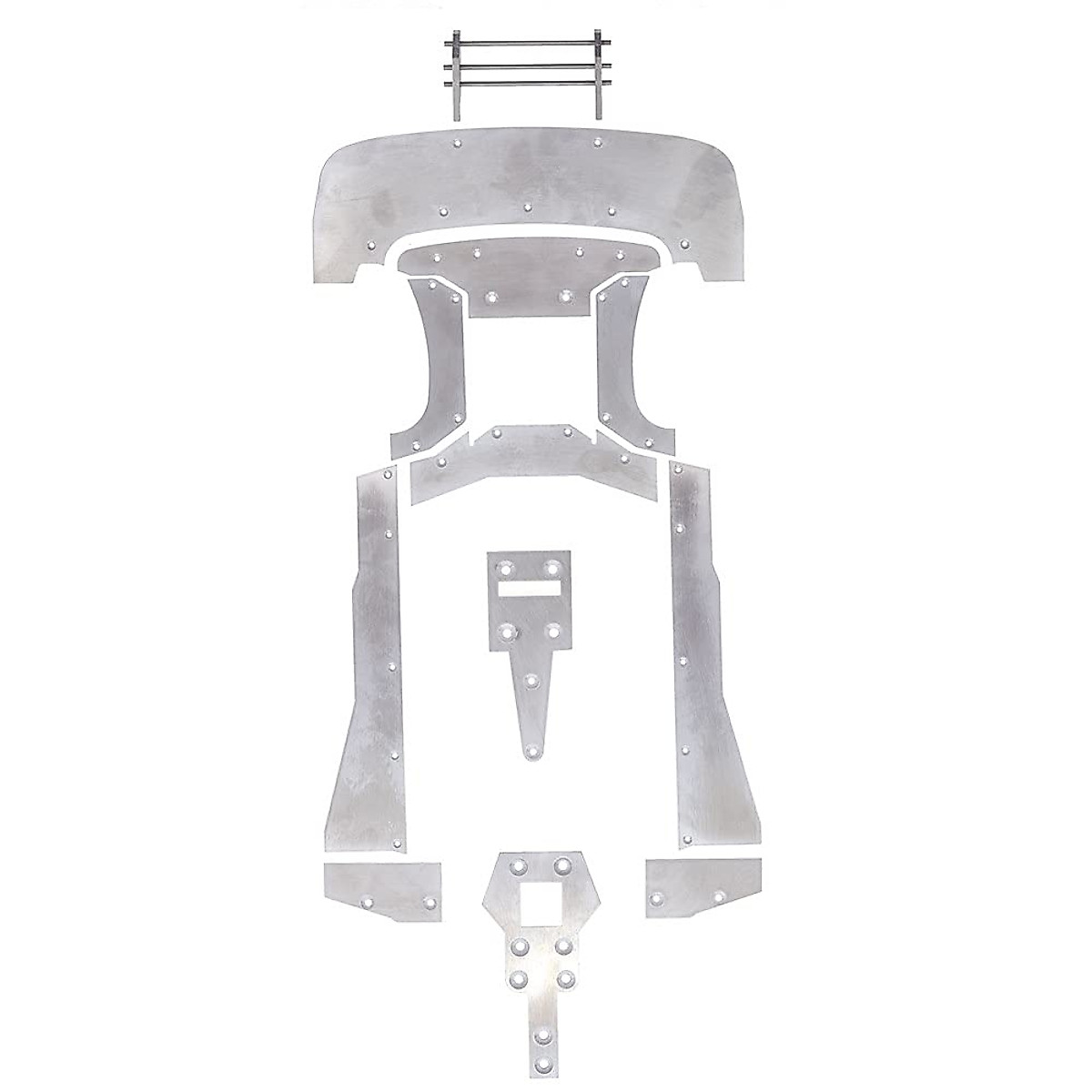 ARRMA 1/7 Cross-Border Firebird F1 Modified Parts Aluminum Alloy Armor Full Set of Protection