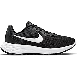 Nike Women's Sneaker Running Shoes, Black White Dk Smoke Grey Cool Grey, 6.5