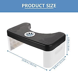 Step Stool Bathroom Footstool Foldable Toilet Stool Household Step Stool Toilet Stool Household Step Stool Potty Training Stool Foot Black