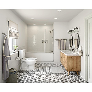 Moen Brantford Traditional Brushed Nickel Spring-Loaded Wall Mounted Toilet Paper Holder, YB2208BN