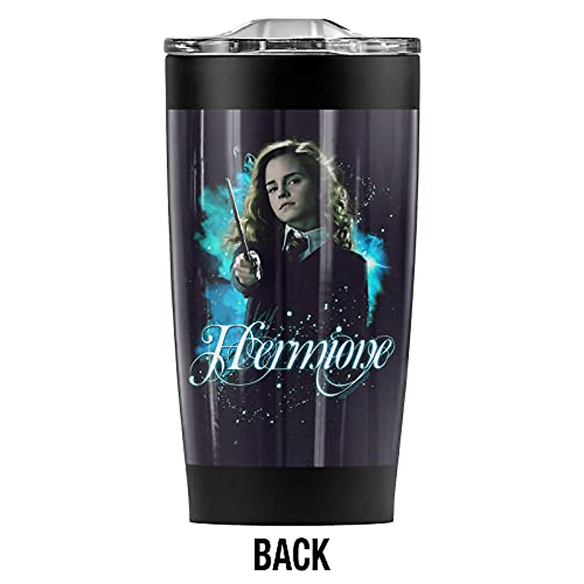 Logovision Harry Potter Hermione Ready Stainless Steel Tumbler 20 oz Coffee Travel Mug/Cup, Vacuum Insulated & Double Wall with Leakproof Sliding Lid | Great for Hot Drinks and Cold Beverages