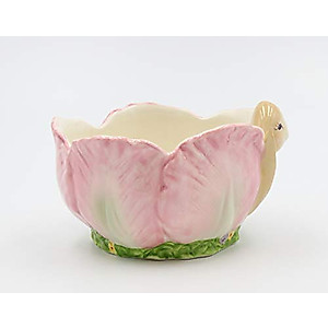 Appletree Design Ceramic Barn Yard Bunny Candy Bowl, 5-Inch Long, 2-3/4-Inch