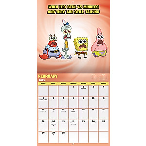 2023 Nickelodeon SpongeBob SquarePants Wall Calendar