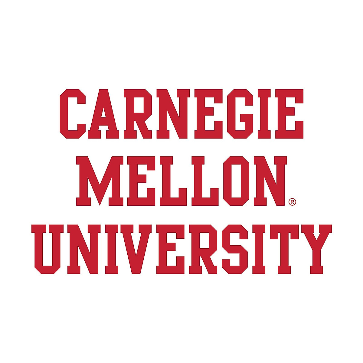 UGP Campus Apparel YC01 - Carnegie Mellon Tartans Basic Block Creeper - 18 Months - White