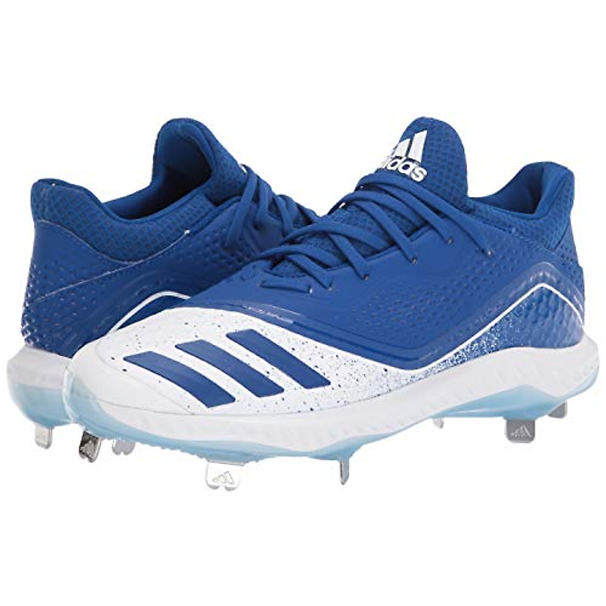 adidas Women's Icon V Bounce Baseball Shoe, Collegiate Royal/Collegiate Royal/Glow Blue, 9 M US