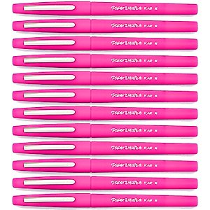 Paper Mate Flair Felt Tip Pens, Medium Point 1.0mm (12-Pack, Pink)