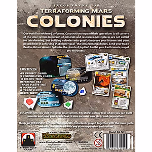 Terraforming Mars The Colonies by Stronghold Games, Strategy Board Game