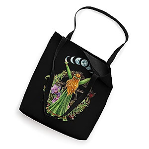 Wiccan Gifts for Women Wicca Shirt Cauldron Wicca Floral Tote Bag