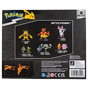 Pokémon Select Evolution 3 Pack - Features 2-Inch Charmander, 3-Inch Charmeleon and 4.5-Inch Charizard Battle Figures