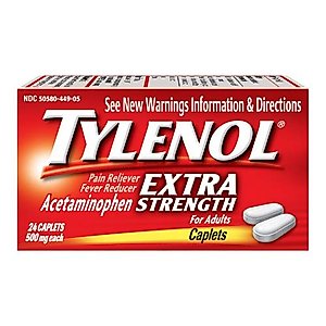 Tylenol- PM, Extra Strength Caplets, 24 Count