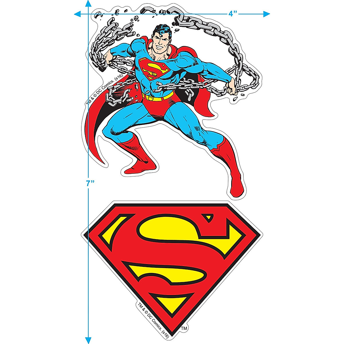 Popfunk Superman Classic Logo Baby Onesie Bodysuit (12 mos)