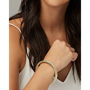 Kendra Scott Maggie Bangle Bracelet in Rhodium Filigree