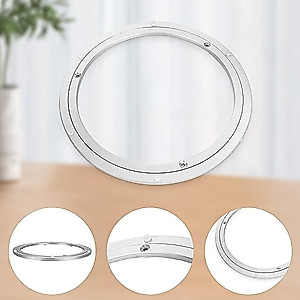 2 Pack 12 Inch Lazy Susan Turntable Hardware, Metal Rotating Turntable Bearings Swivel Plate, Heavy Duty Lazy Susan Bearing Hardware for Dining Table, Workbench
