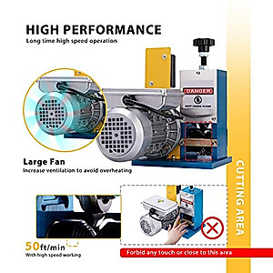 VIVOHOME Automatic Motorized Electric Wire Stripper 0.06-0.98 Inch Diameter Scrap Cable Stripping Machine with Elastic Work Gloves