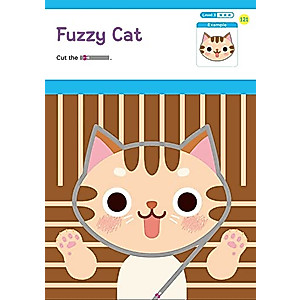 Play Smart My First Cutting Book 2+: Preschool Activity Workbook With 70+ Stickers for Children With Small Hands Ages 2, 3, 4: Basic Scissor Skills (Mom’s Choice Award Winner)