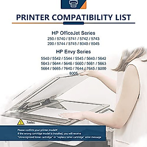 Ankink Higher Yield Remanufactured HP 62XL Ink Cartridge Replacement for 62 HP62XL hp62 XL Envy 5540 5640 5660 7640 7645 OfficeJet 200 250 5740 8040 Printer Toner Color (Tricolor) Combo 2 Pack