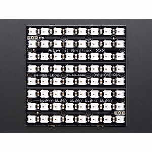 Adafruit NeoPixel NeoMatrix 8x8-64 RGB LED Pixel Matrix