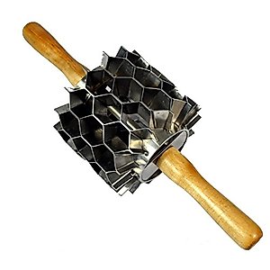 Stainless Steel Hex Cutter, 42 Cuts, Donut Holes, Biscuits, Crackers, Etc.