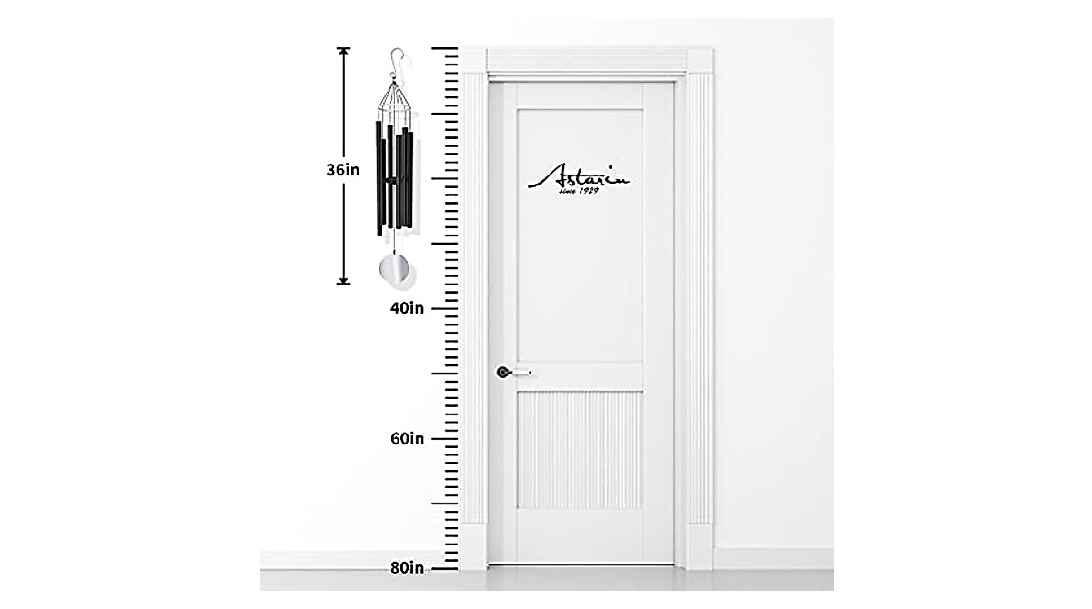 ASTARIN 36" Wind Chimes - Soothing Deep Tones
