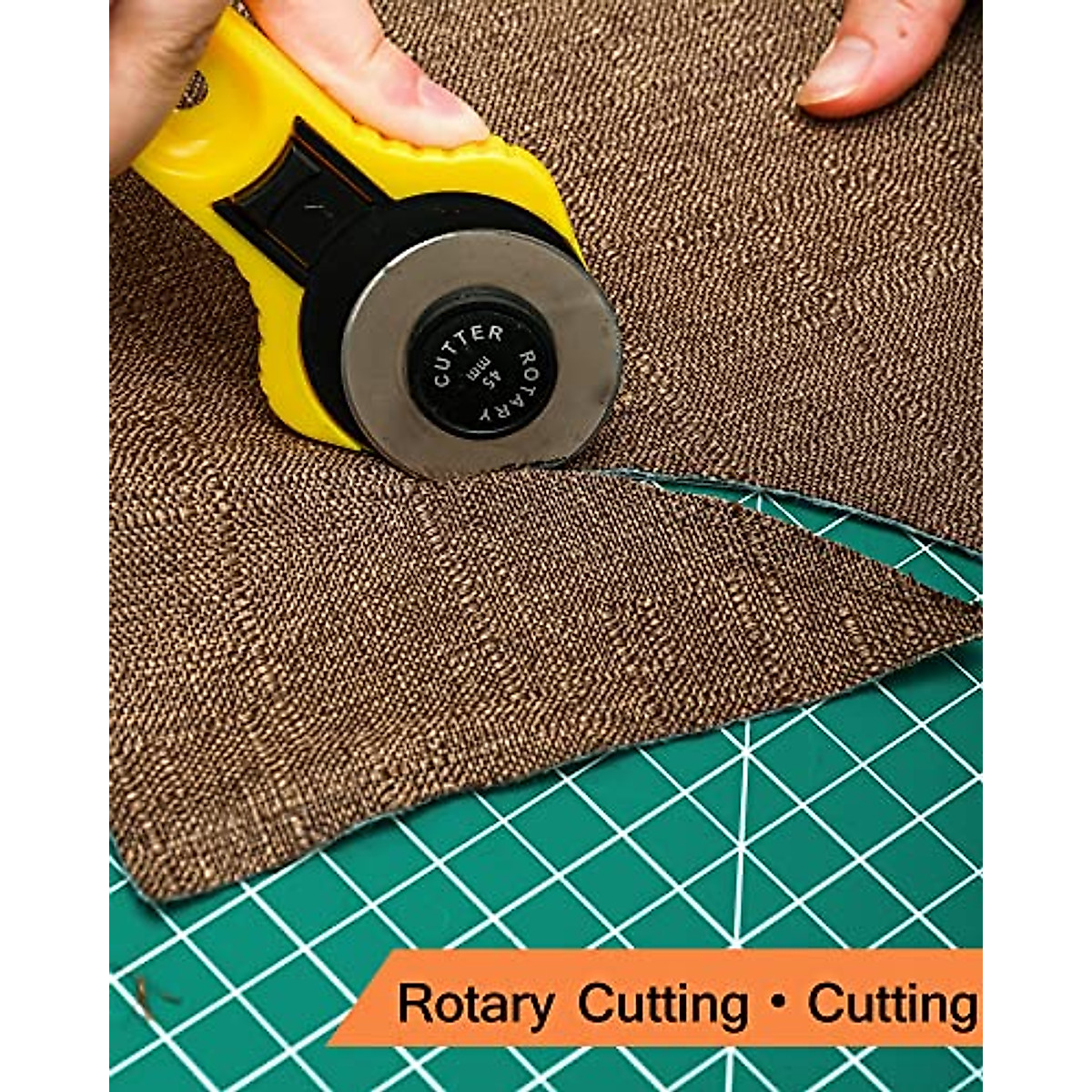 18" x 12" Self Healing Sewing Mat, Idemeet Rotary Cutting Mat for Craft, 5-Ply Blade Table Protecter Cut Board for Handcraft Project, A3, Green
