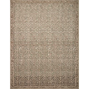 Loloi Angela Rose x Aubrey Collection AUB-04 Sage/Bark, Traditional 7'-6" x 9'-6" Area Rug