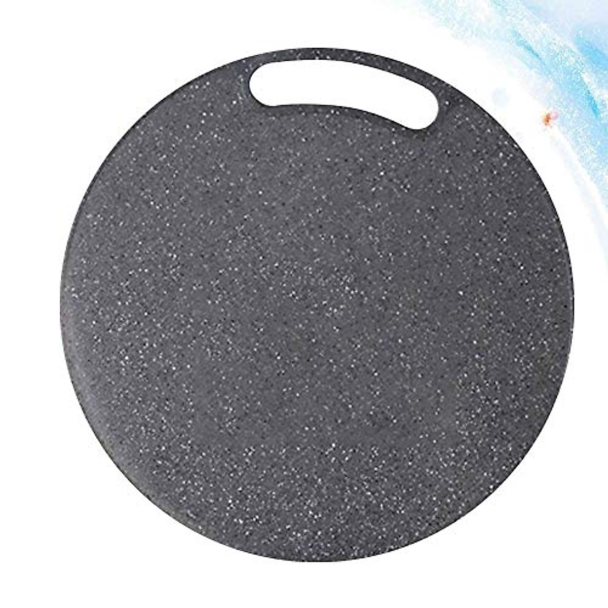 GULRUH Wood Cutting Boards for Kitchen, Chopping Block Imitation Marble Plastic Round Fruit Vegetable Cutting Board