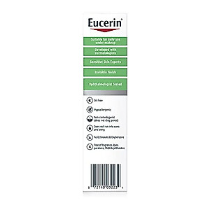 Eucerin Sun Oil Control SPF 50 Face Sunscreen Lotion with Oil Absorbing Minerals, 2.5 Fl Oz Bottle