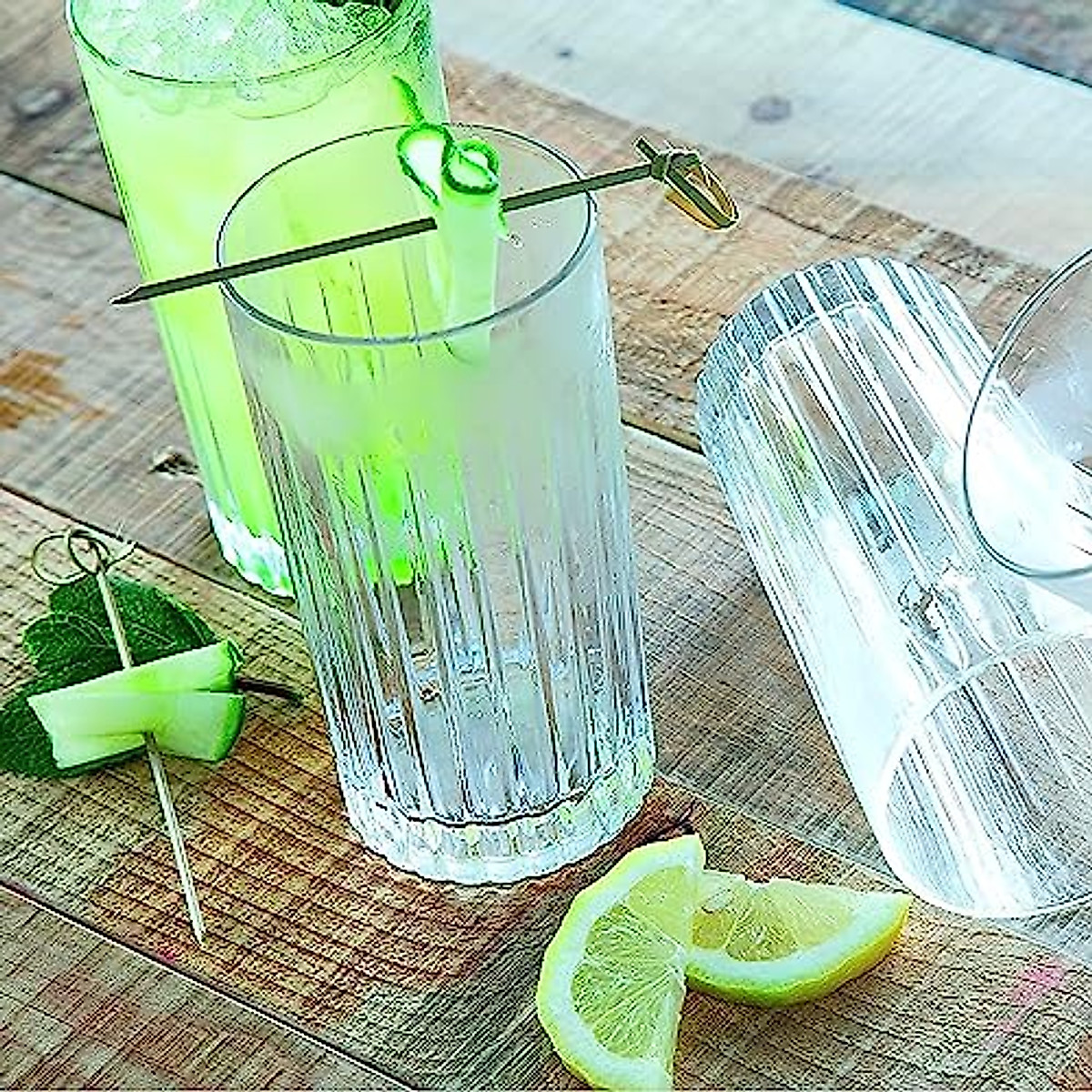 RCR 25753020006 Timeless Crystal Glassware Hi-Ball Glasses, Set of 6