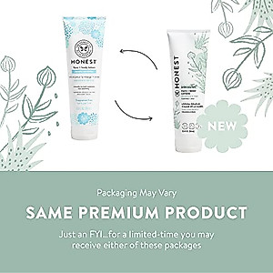 The Honest Company Hydrating Face + Body Lotion | Fast Absorbing, Naturally Derived, Hypoallergenic | Fragrance Free Sensitive, 8.5 fl oz