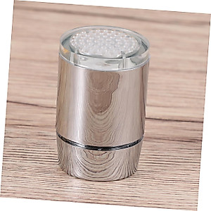 OSALADI 2pcs 7 Jump Change Tap Led Color Sink Faucet Kitchen Water Faucet Hot Cold Bath Faucets Bathroom Faucets Water Power Bathroom Sink Faucet 7-Color Tap Basin Faucet Light