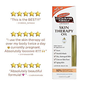 Palmer's Cocoa Butter Formula Skin Therapy Moisturizing Body Oil with Vitamin E, 5.1 Ounces