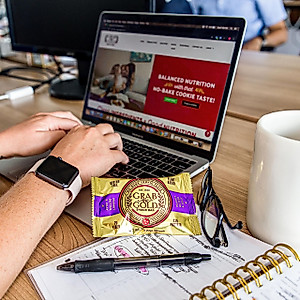 GRAB THE GOLD Snack Bars, Peanut Butter & Jelly (14 Bars - Amazon Exclusive) 11g Plant-Based Protein, Made w/Organic Oats & Cranberries, Whole Food Bars, Gluten Free - Vegan - High Fiber - Dairy Free…