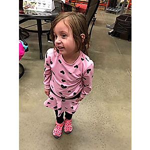 Little Girls Clothes Outfits Cute Heart Print Pants Sets Kids Hoodie Toddler Long Sleeve Cotton Sweatshirts Size 8