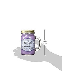 Lavender Chamomile Scented 13 Ounce Mason Jar Candle by Our Own Candle Company