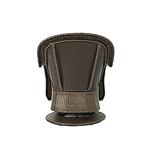 Christopher Knight Home 302169 "Liam CKH Outdoor Individual Items, 2-Pcs Set, Brown/Ceramic Grey