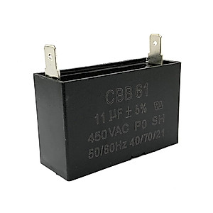 POWER PRODUCTS Generator Capacitor 450 VAC 11uF 11μf 50/60Hz CBB61 SH40/70/21 DB UL