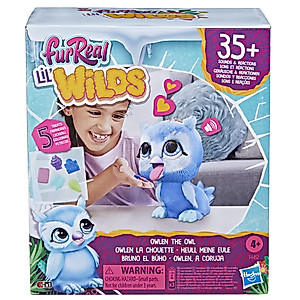 furReal Lil’ Wilds Owlen The Owl Toy, Electronic Pets, with 35+ Sounds and Reactions, Interactive Toys for 4 Year Old Girls and Boys and Up