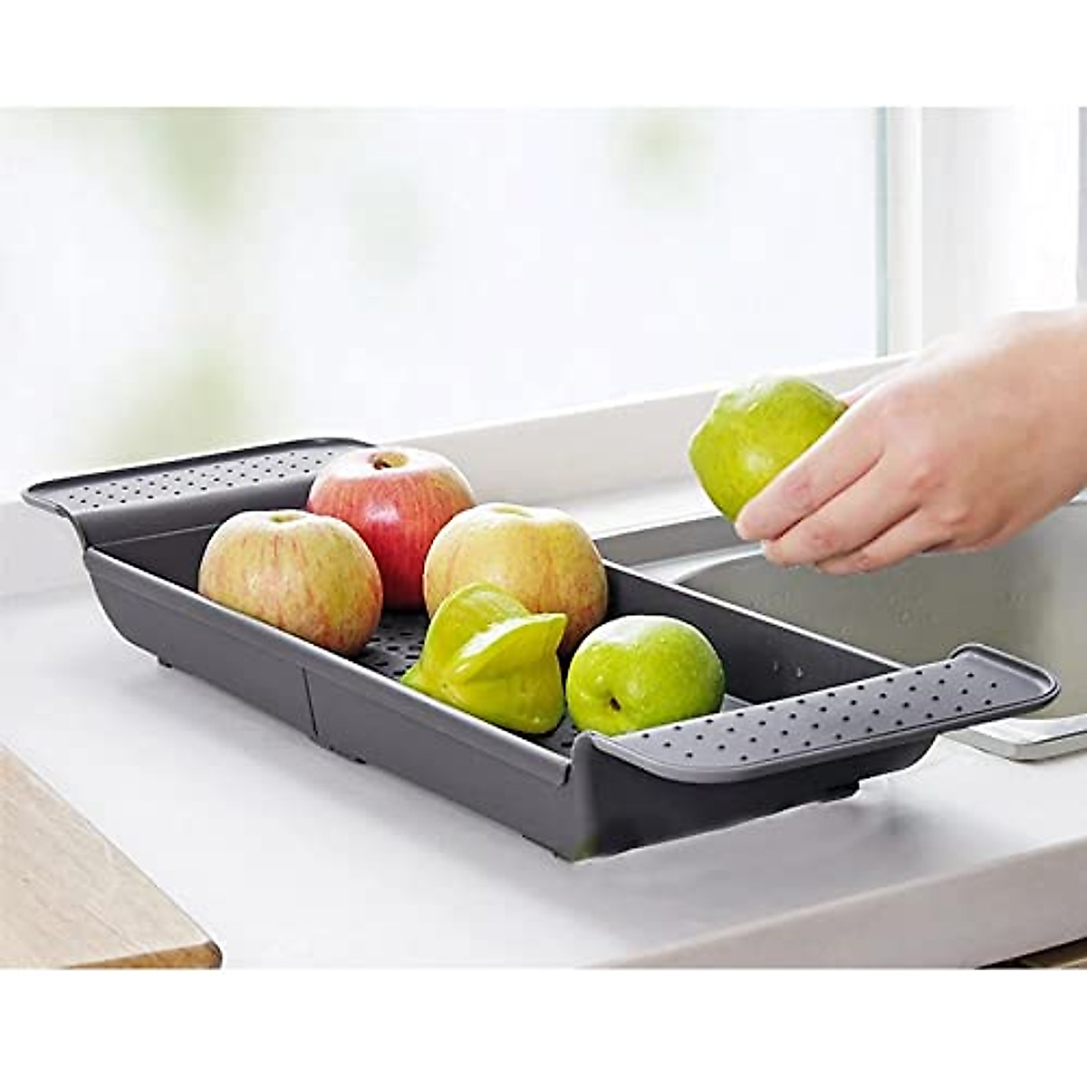 ZSEDP Bathroom Shelf Bathtub Tray Shower Caddy Bath Tub Rack Towel Holder Retractable Drainer Rack Storage Organize (Color : D, Size : As Shown)