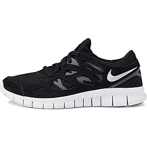 Nike Women's Free Run 2, Black White Dark Grey 001, 8.5