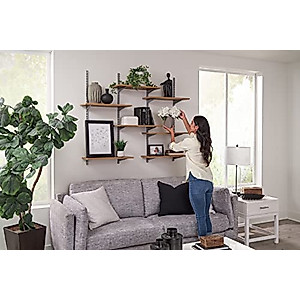 Rubbermaid 12"x24" Decorative Board, Golden Oak, Adjustable Shelf, Wood for Home/Garage Storage/Shelving