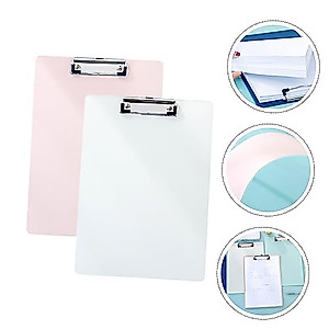 Tofficu 10 Pcs Writing pad exam Paper Clips Pencil Sketch Hand Support Plastic folders Paper folders Paper File Organizer Magnetic Suction Clipboard Pencil Sketch Clipboard Clip Boards a4